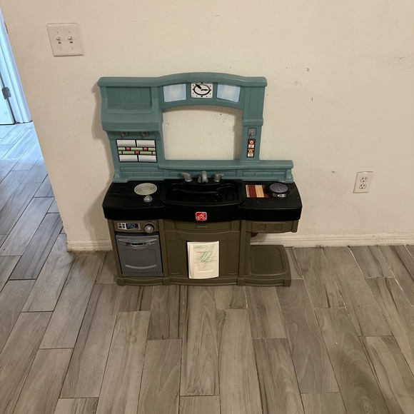 Step2 | Toys | Kids Play Kitchen Set In Blue And Black | Poshmark